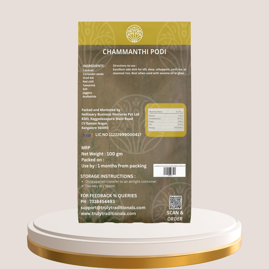Delicious Chammanthi Podi - Authentic Coconut Chutney Powder – Truly ...