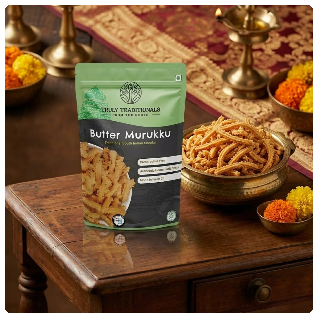 BUTTER MURUKKU – TRULY TRADITIONALS